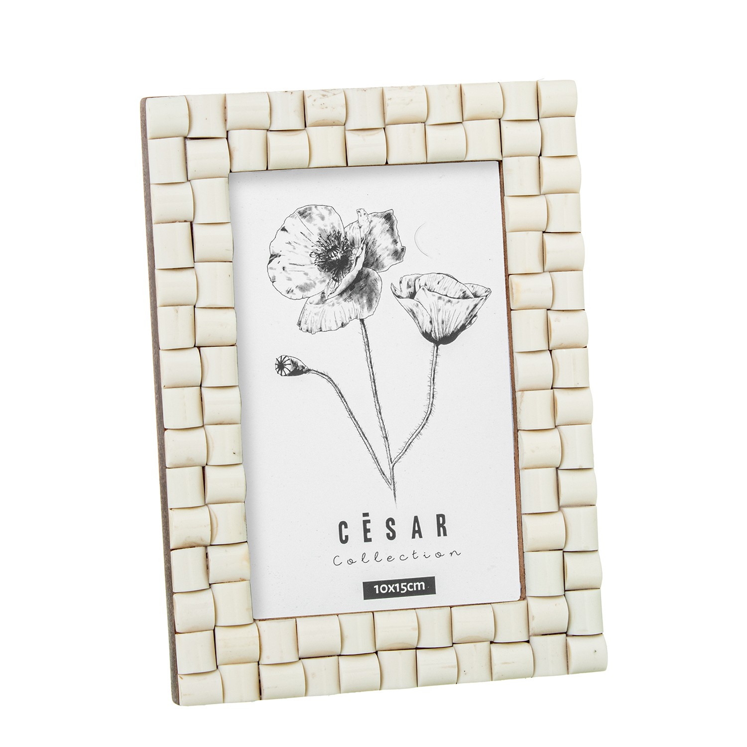 Bone Resin Photo Frame 10x15cm - Exclusivas Camacho S.L.